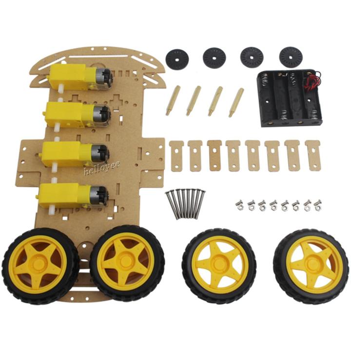 4 WD Smart Robot Car Chassis Kit | Daraz.com.bd