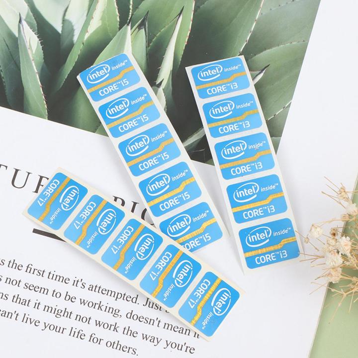 Ultrabook Performance Label Sticker Laptop Logo Sticker Intel Core i3 ...