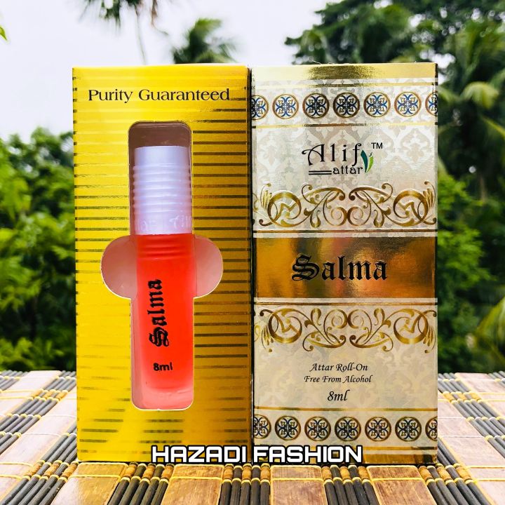 Salma By Alif Attar Long Lasting Roll On Non Alcoholic Perfume (১০০ ...