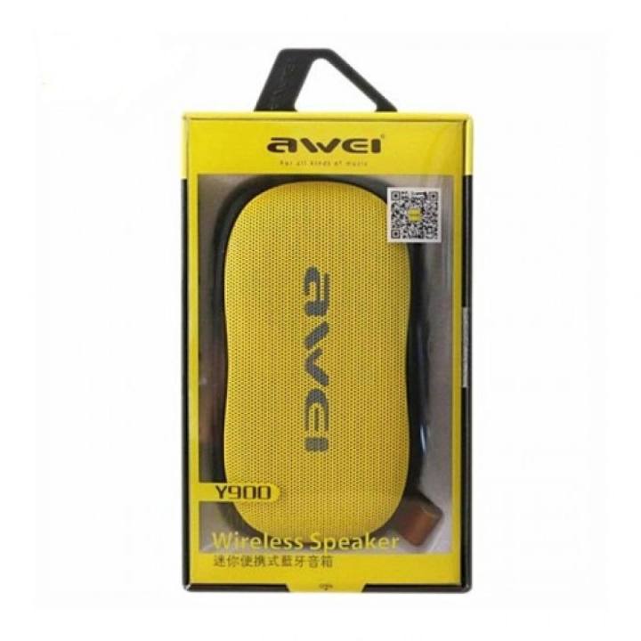 Awei Y900 - Wireless portable Bluetooth Speaker-YELLOW | Daraz.com.bd