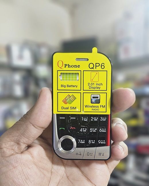 Qphone QP6 Mini Feature Phone Magic Voice | Daraz.com.bd