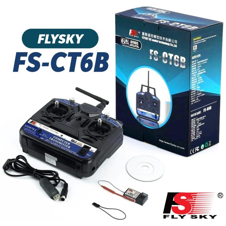 FlySky FS-CT6B 2.4GHz 6ch Transmitter & Receiver | Daraz.com.bd