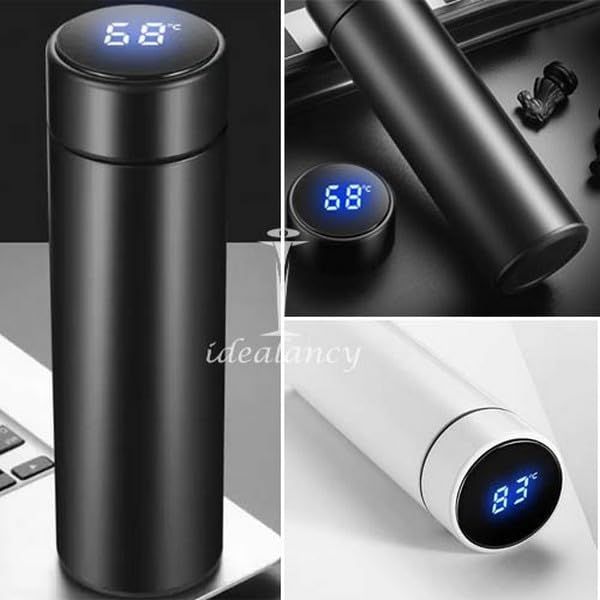 Insulating Pot Smart Cup Stainless Steel LED Digital Smart Vacuum Cup ...