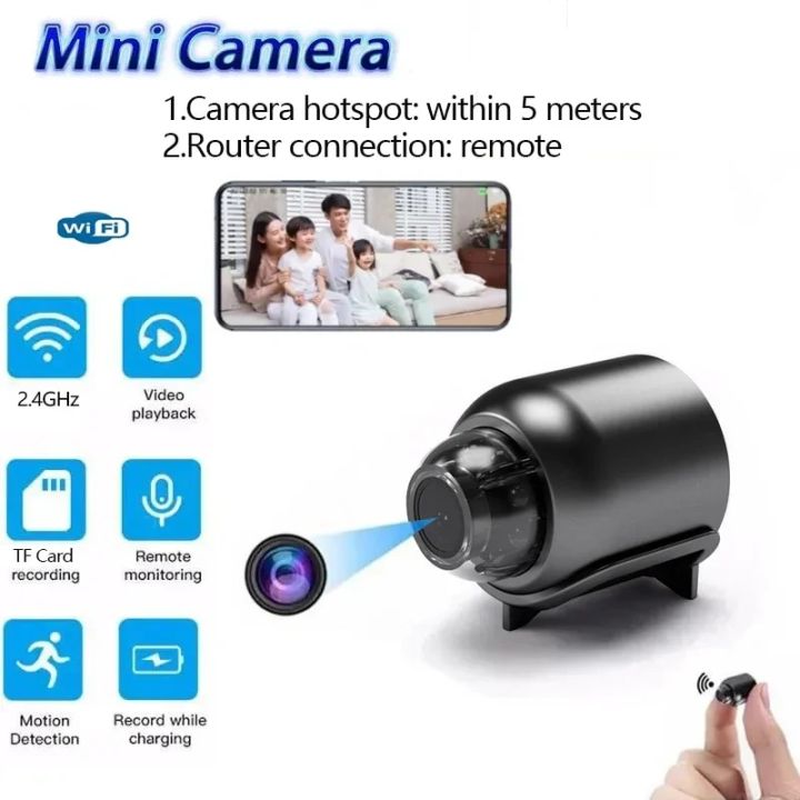 Mini Wifi IP Camera HD 1080P Wireless Indoor Camera Nightvision Two Way ...