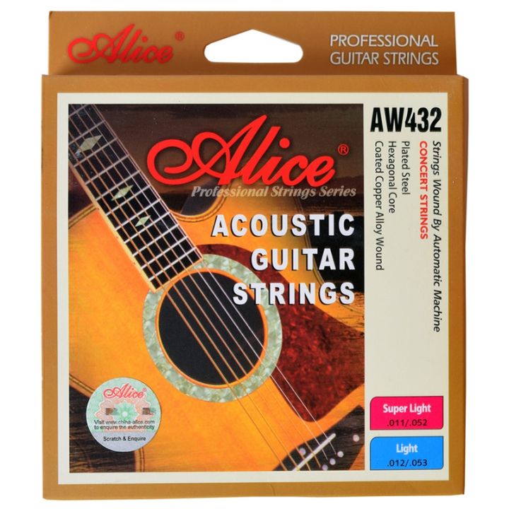 Alice AW432P Super Light Acoustic Guitar Strings | Daraz.com.bd