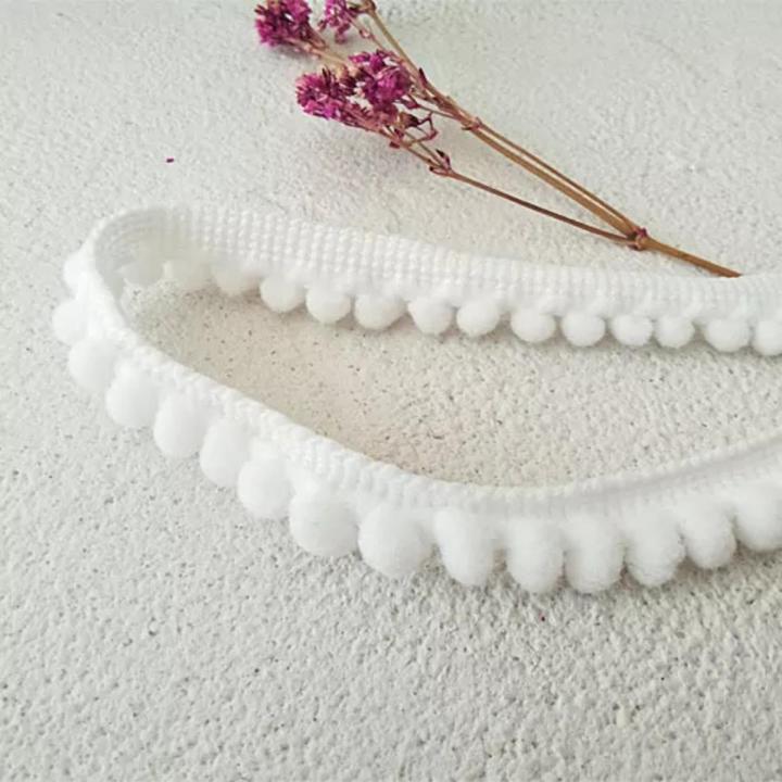 5 yards Pom Pom Trim Ball lace | Daraz.com.bd