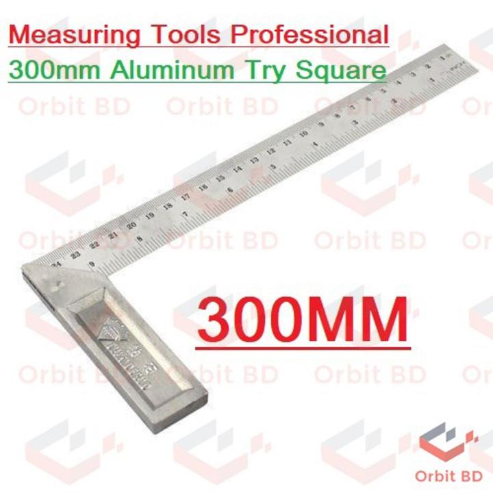 Measuring Tools Professional 300mm Aluminum Try Square | Daraz.com.bd