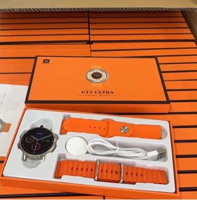 GT3 Ultra Smart Watch (Round Dial) – Orange Color | Daraz.com.bd