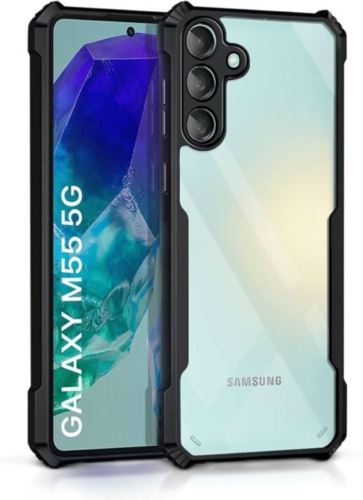 Samsung Galaxy M55 5G Xundd Protective Airbag Bumper Transparent Back ...
