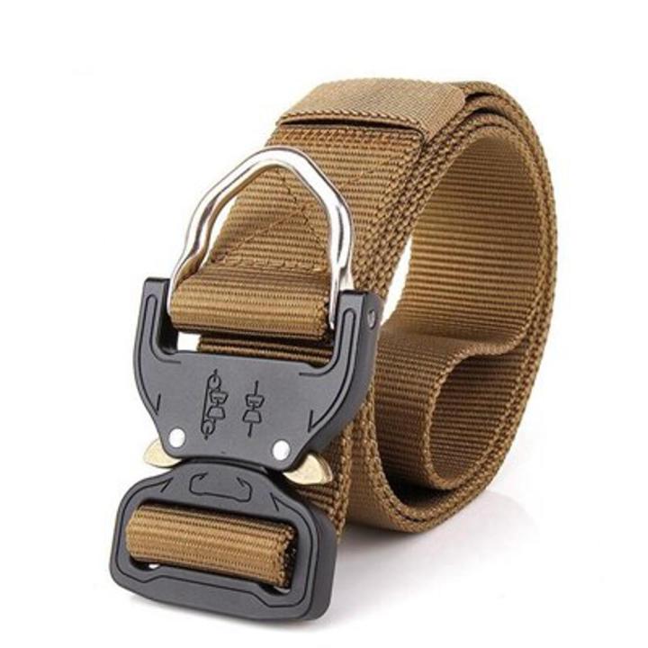【happy one】Tactical Belt Military Style Webbing Riggers Web Duty Quick ...