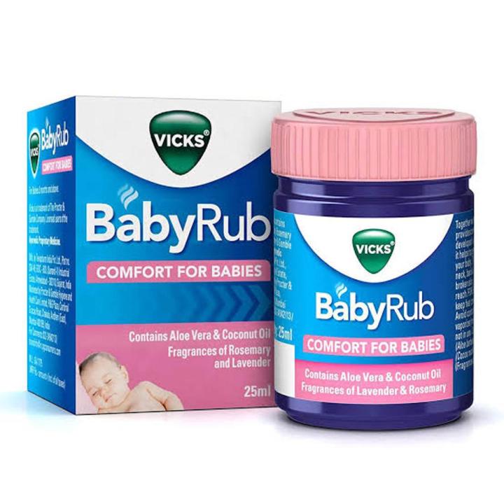 Vicks BabyRub Soothing Vapour Ointment for Babies 25ml | Daraz.com.bd