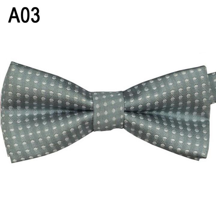 Kids Boys Toddler Pre Tied Wedding Party Bow Tie Fashion PolkaDots ...