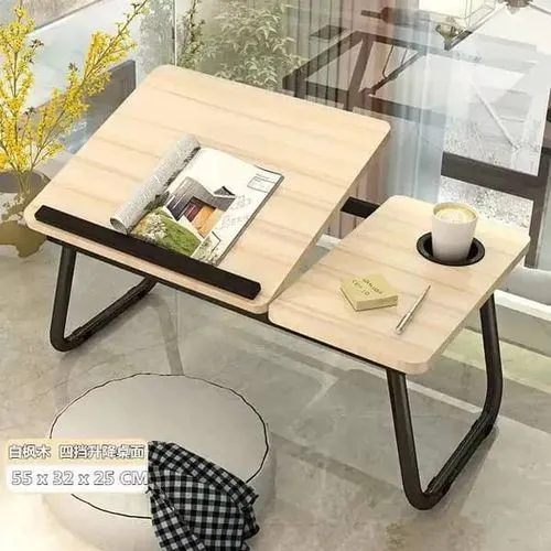 DOUBLE PART FOLDABLE LAPTO TABLE FOLDABLE TAB AND LAPTOP DESK BREAKFAST ...
