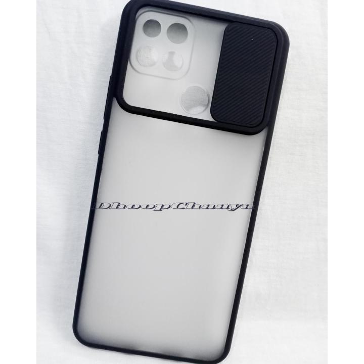 OPPO A15 / OPPO A15s - Camera Protection Shutter Case Cover (Back Case ...