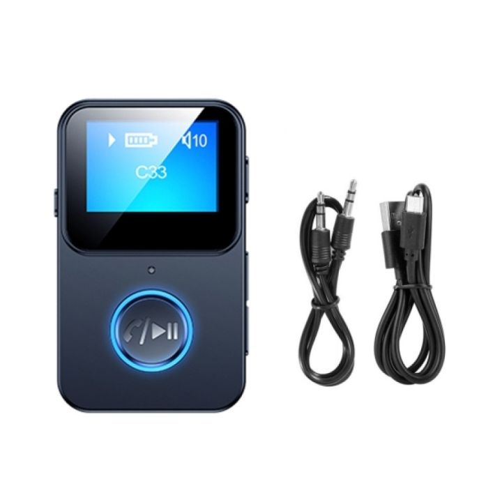 C33 Bluetooth Receiver LED Display With Mic MP3 Music TF Player | Daraz ...