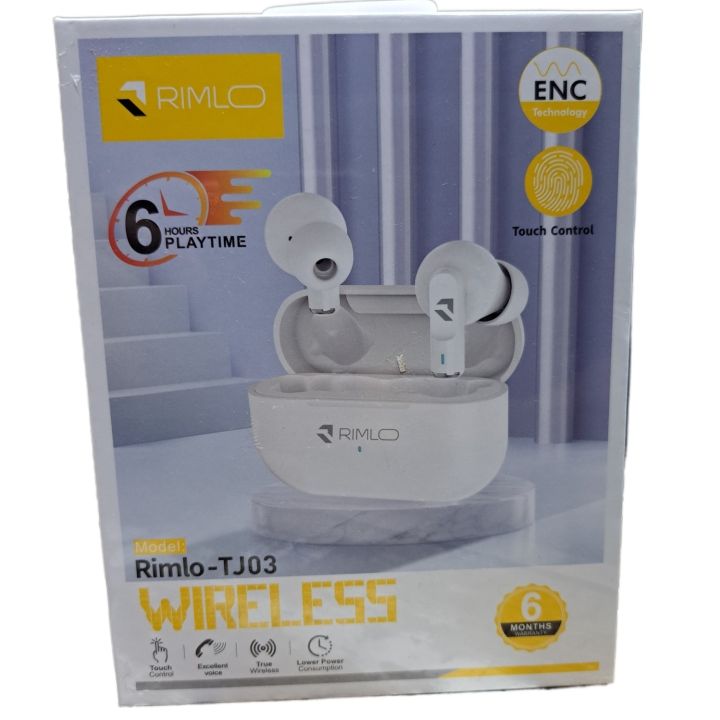 Rimlo TJ03 wirless 100% original Earbuds | Daraz.com.bd