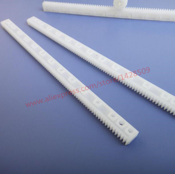 2 pcs 125mm Rack gears 0.5 modulus plastic gear plastic Connecting Rod ...