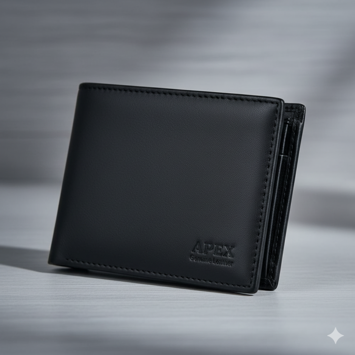 APEX Men’s Exclusive Stylish 100% Genuine Cow Leather Wallet For Men ...