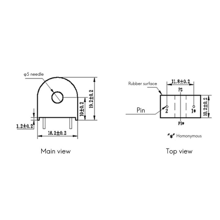 10PCS ZMCT103C 5A/5MA CT103 Precision Miniature Current Transformer In ...