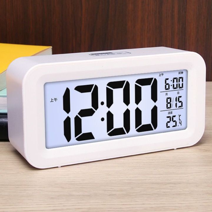 Electronic Clock Rechargeable Alarm Clock Student Alarm Timing ...
