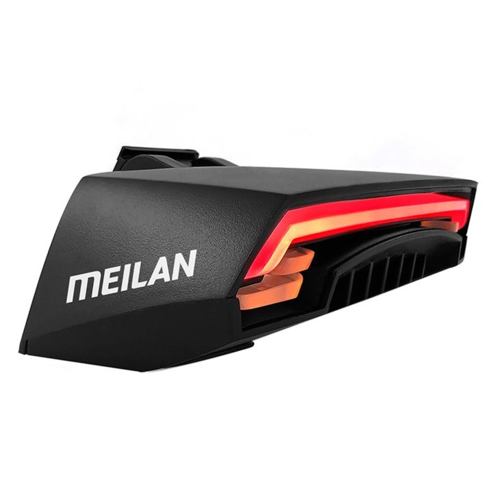 Meilan X5 Bicycle Wir-ele-ss Rear Light Bike Remote Turn Signal Light ...
