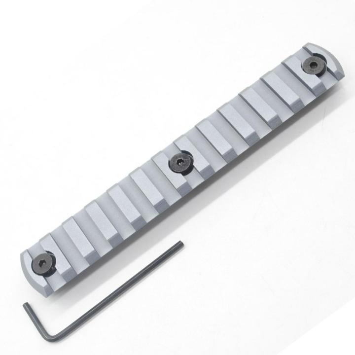 【happy one】Grey 13 Slot Key mod Rail Section for Keymod Handguard Mount ...