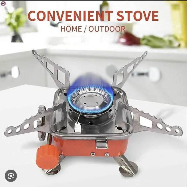Square Stove Camping Picnic Long Gas Tank Stove Picnic Cooker Self ...