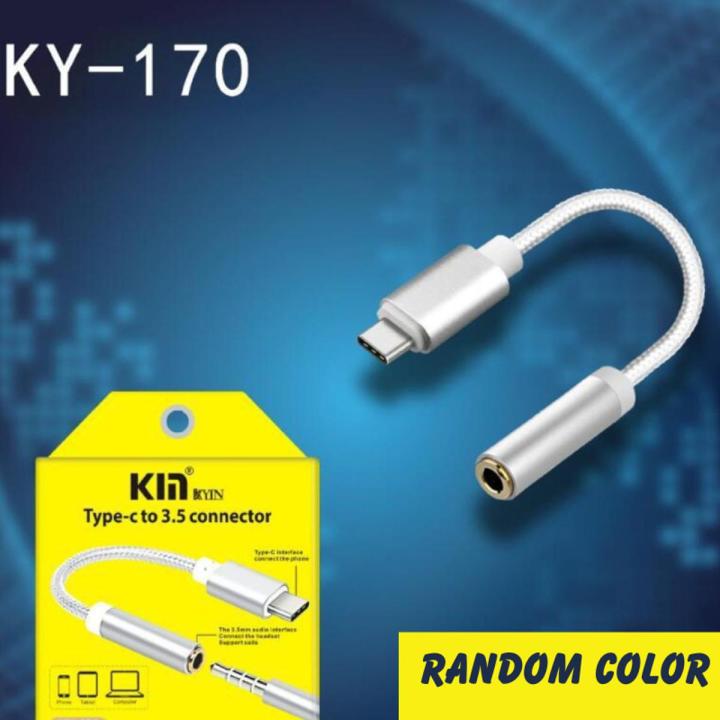 USB Type C to 3.5MM Audio Adapter Stereo Headphone Converter for ...