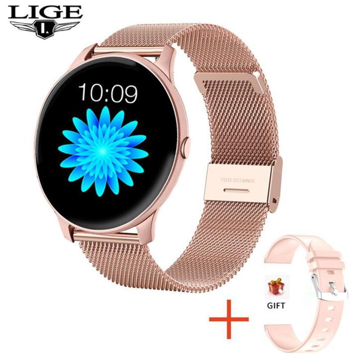 LIGE New Steel band Color Screen Smart Watch Women Men Waterproof Sport ... LIGE New Steel band Color Screen Smart Watch Women Men Waterproof Sport ...