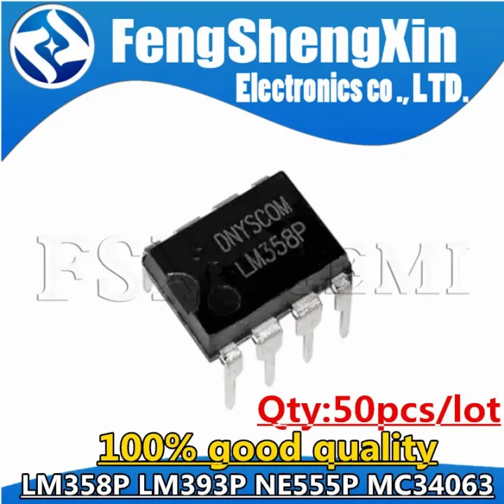 50pcs/lot LM358P LM358 LM358N LM393P NE555 NE555P MC34063A MC34063 ...
