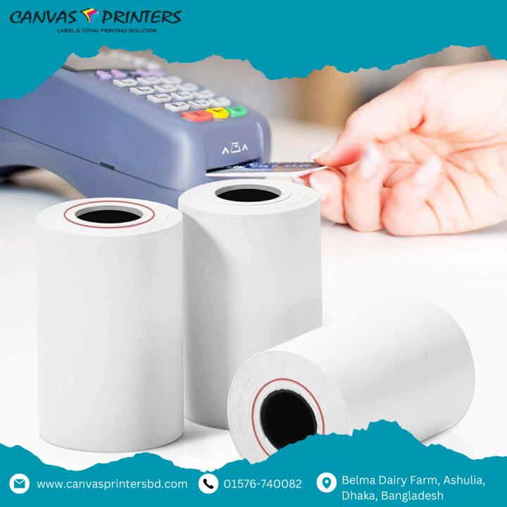 57mm x 30mm Thermal POS Paper Roll 20ps (2.5 inch POS paper) Portable ...