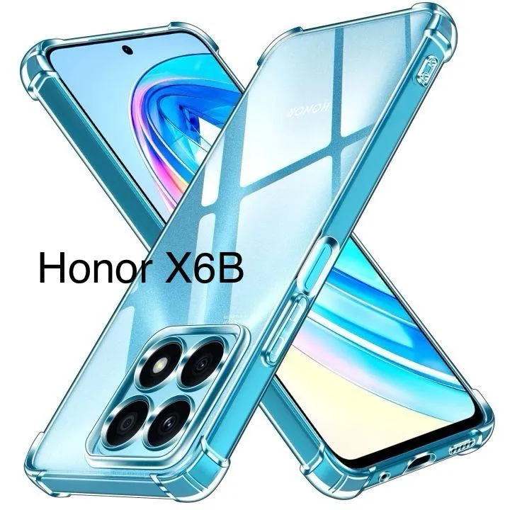 For Honor X6B Phone Cover TPU Silicone Clear Fitted Bumper Soft Case ...