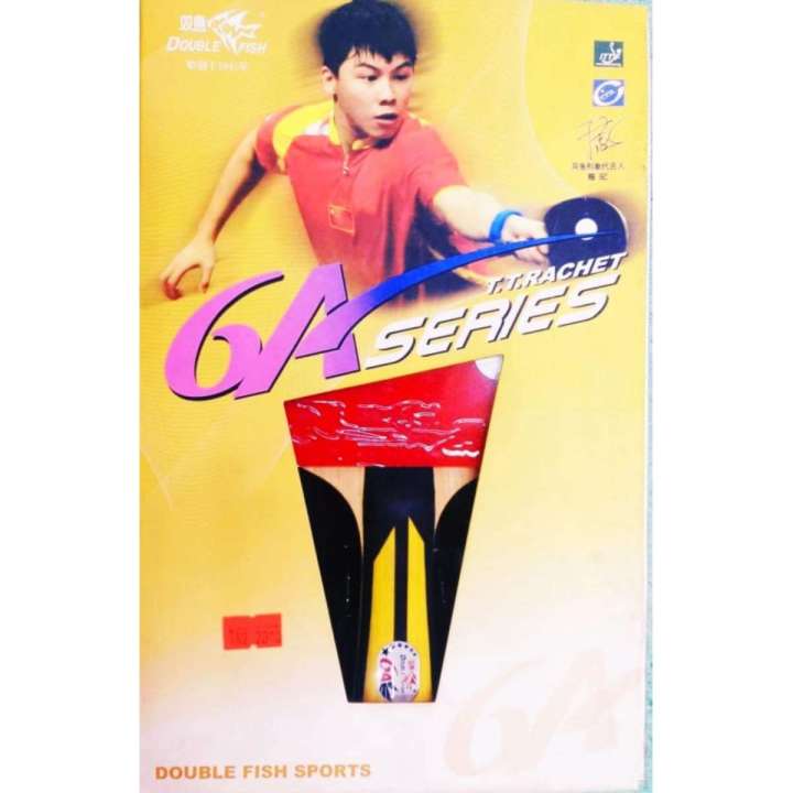 Double Fish 6 AC Table Tennis Rackets - Red | Daraz.com.bd