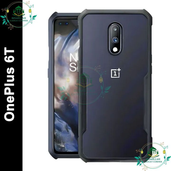 Xundd Back Cover for OnePlus 6T Transparent Hybrid Hard PC Back Bumper ...