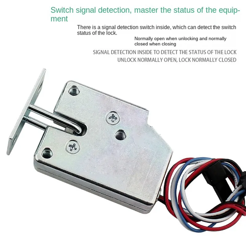 Storage Cabinet Door Lock DC 24V Mini Electric Control Drawer Lock ...