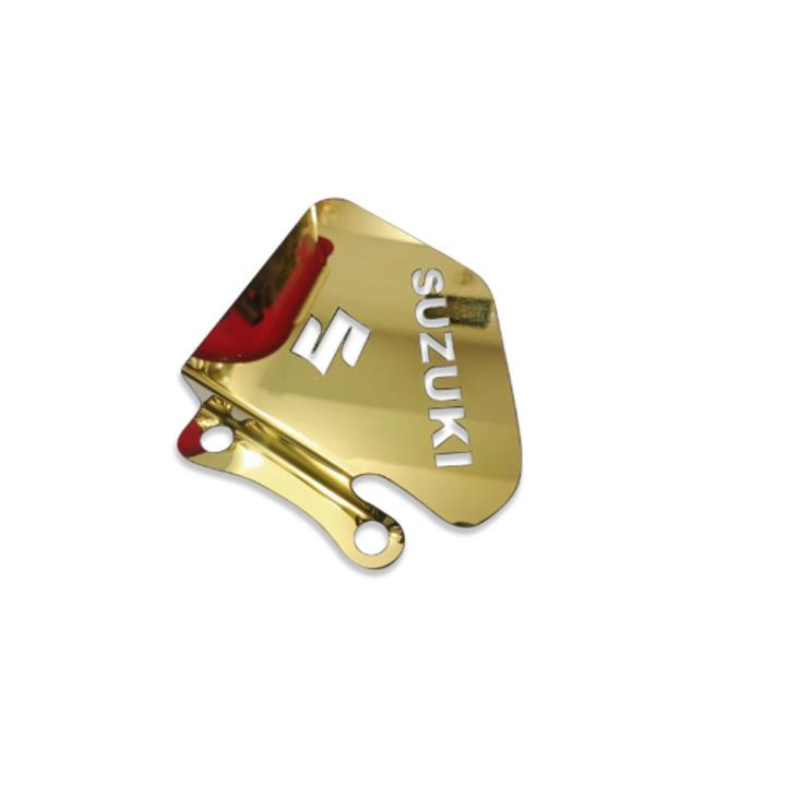 Motorcycle hydraulic caliper metal cover for suzuki gixxer bike-golden ...