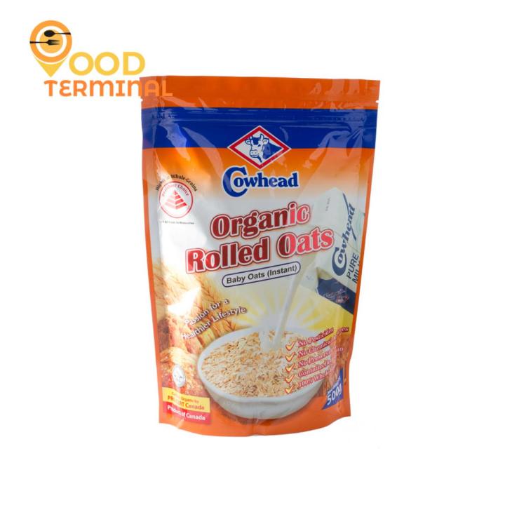 Cowhead Baby Oats Instant Organic Rolled Oats - 500gm | Daraz.com.bd