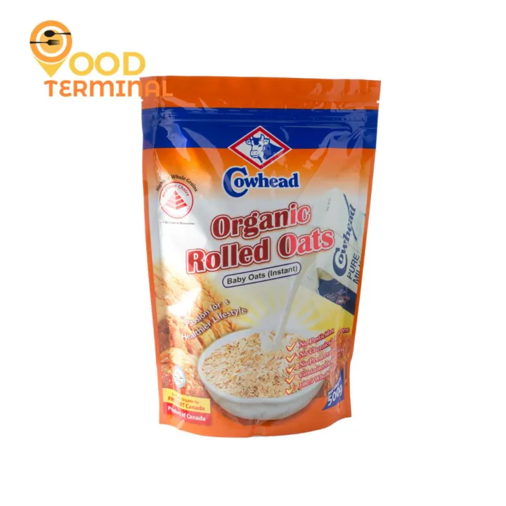Cowhead Baby Oats Instant Organic Rolled Oats - 500gm | Daraz.com.bd