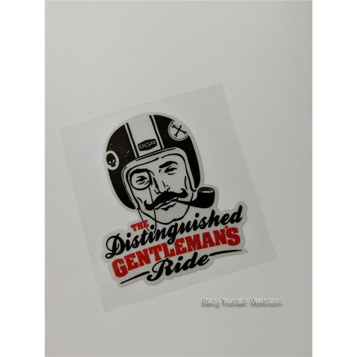 The Distinguished Gentleman's Ride stickers cafe rider motorcyle ...