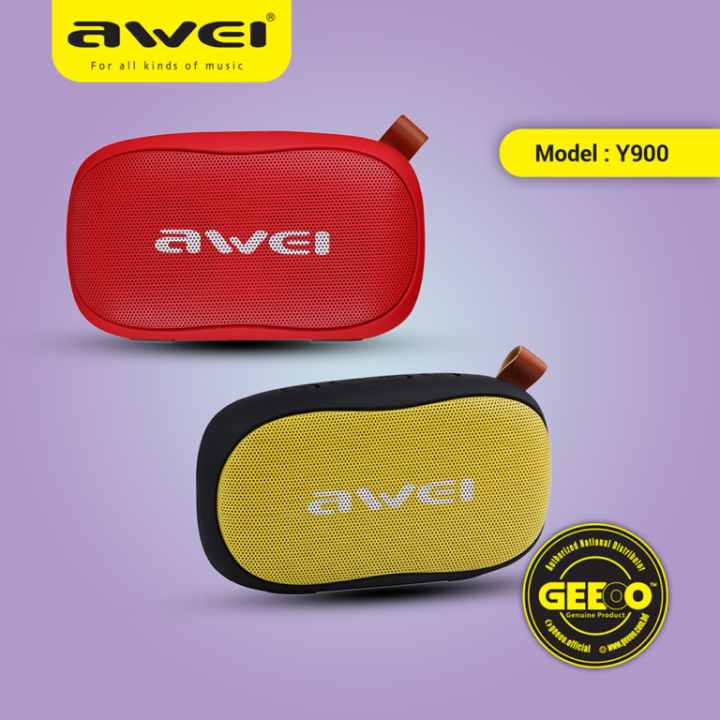 AWEI Y900 Bluetooth, AUX, USB & TF Card Supported Wireless Speaker With ...