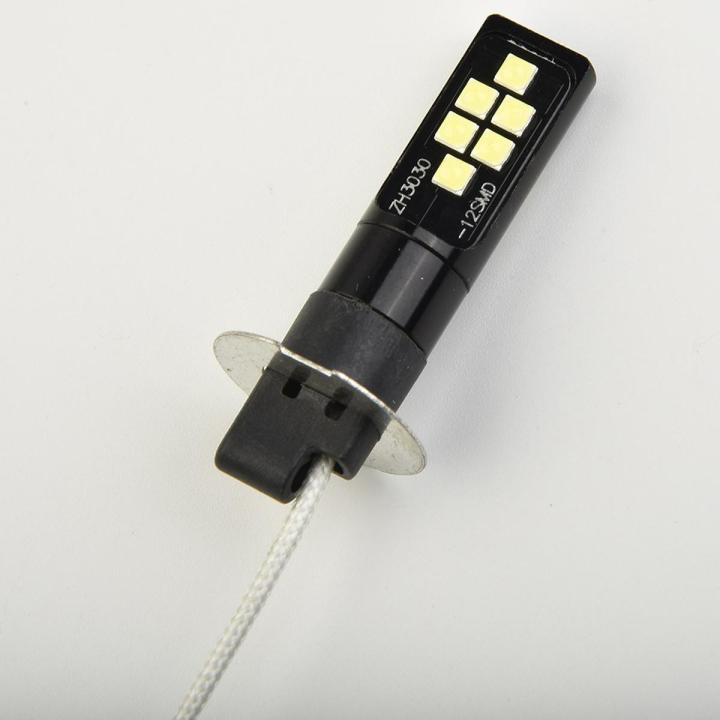 H3 LED Fog Light Bulb Lights Universal White 6000K Driving Lamp High ...