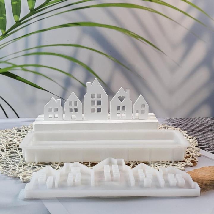 21.5*10.2cm Silicone Mold Craft Mold White Plaster Mold Concrete ...