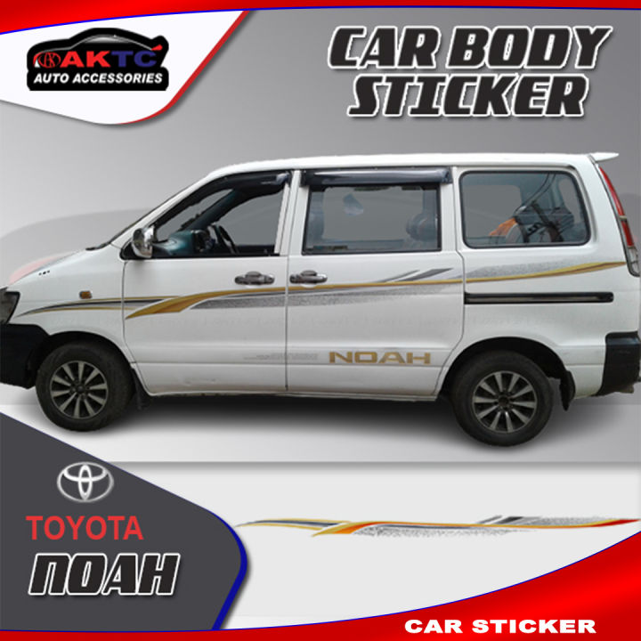TOYOTA NOAH body sticker car vinyl sticker car graphics decals car side ...