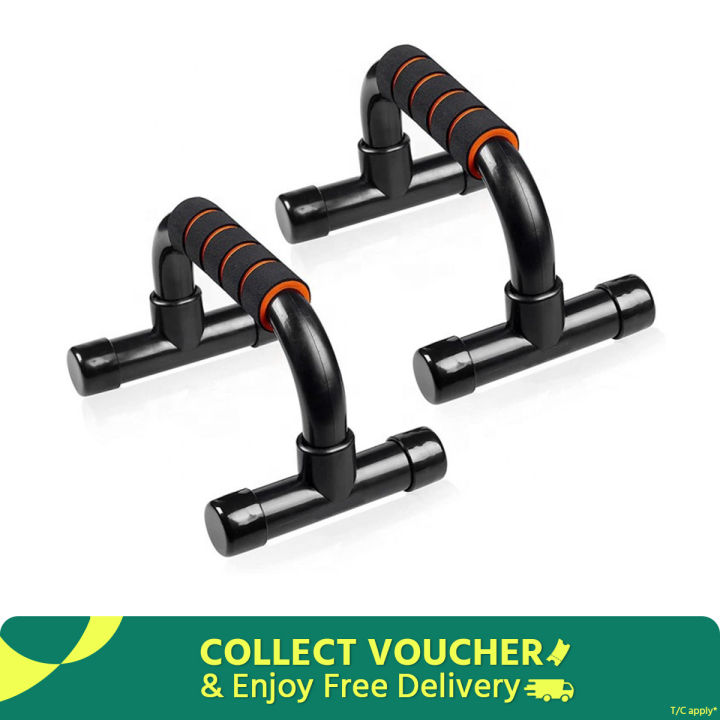 Strength Training PVC Detachable Push Up Exercise Bars | Daraz.com.bd