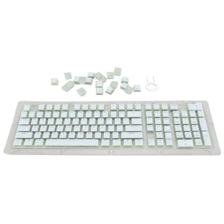 Keyboard Keycaps 130 Keys ABS Two Color Injection Molding OEM Height ...