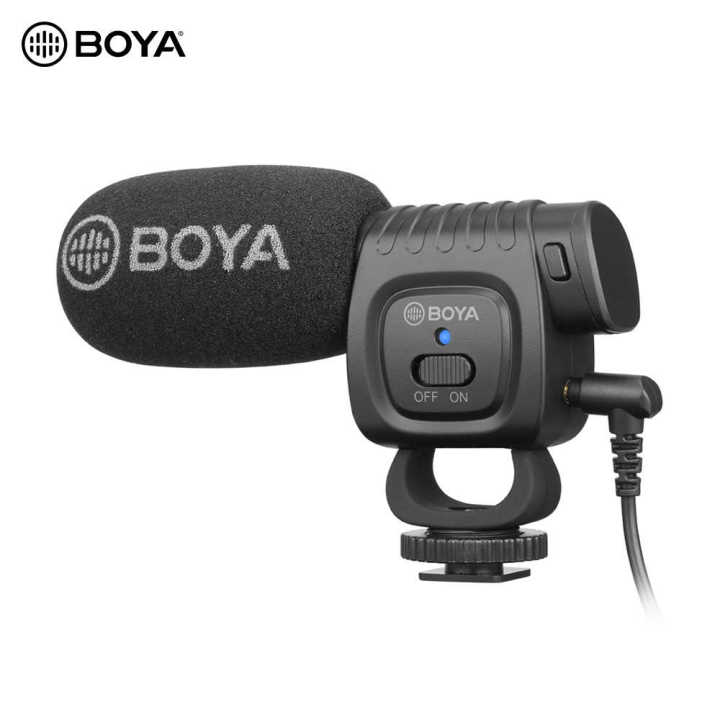 BOYA BY-BM3011 MIC Compact Cardioid Direction Condenser Microphone for Smartphone/DSLR/Cameras ...
