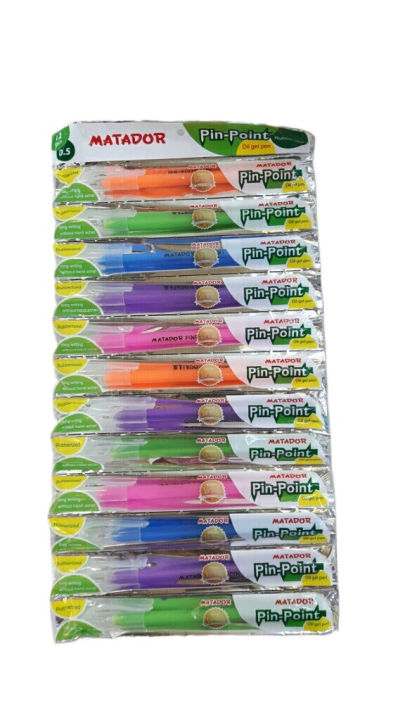 PinPoint Student Pen- 12 piece | Daraz.com.bd