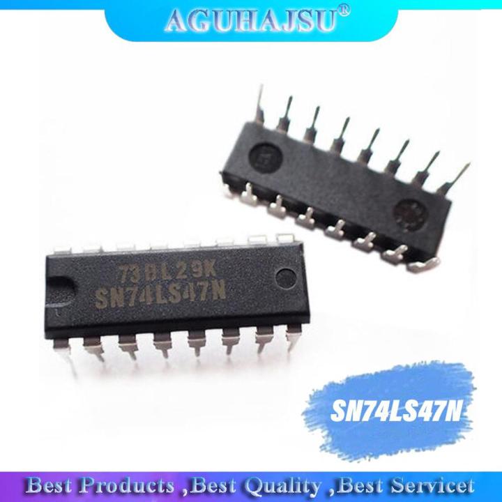【Mary DAI Store】SN74LS47N DIP16 SN74LS47 DIP 74LS47N 74LS47 new display driver 7-segment | Daraz ...
