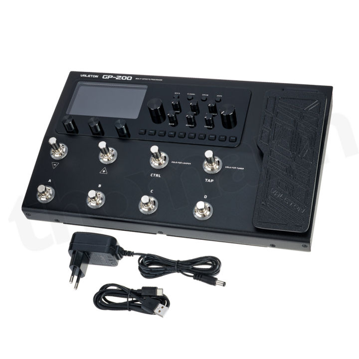 Valeton GP-200 & GP-200R Multi Electric Guitar & Bass Guitar Effects ...