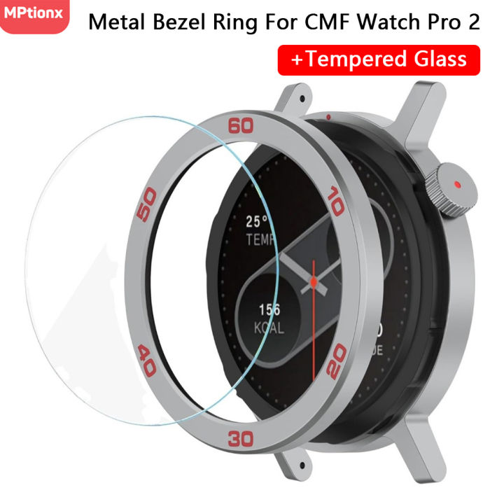 【Sleek】 Metal Bezel Ring For CMF Watch Pro 2 Replacement Watch Cover ...